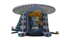 China Unisex Outdoor Fun UFO Commercial Inflatable Bouncy Castle with Slide and Jumping Area for sale