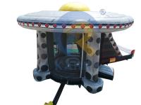 China Unisex Outdoor Fun UFO Commercial Inflatable Bouncy Castle with Slide and Jumping Area for sale