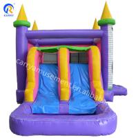 China Double Slide and Pool Jumping PVC Inflatable Bounce House for Commercial Outdoor Play for sale