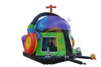 China Unisex Playground Inflatable Music Disco Jumping Bouncy Castle for Kids and Adults for sale