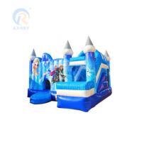 China Jumping Castle Slide Combo Custom Frozen Theme Inflatable Bounce House for Party Fun for sale