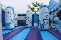 China Jumping Castle Slide Combo Custom Frozen Theme Inflatable Bounce House for Party Fun for sale