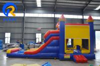 China Custom Kids Games Inflatable Castle Wet Dry Bouncer Pool Slide Combo Jumping Castle with Waterslide Pool Age 14 for sale