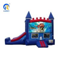 China CE Certified Portable Custom Spiderman Inflatable Combo Castle Slide for Bounce House for sale