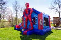 China Unisex Party Fun with CE Standards Blower Spiderman Inflatable Bouncy House for sale