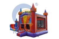 China PORTABLE Commercial Colorful Bouncy Castle Inflatable Bounce House with Slide for sale