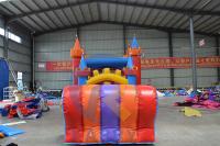 China PORTABLE Commercial Colorful Bouncy Castle Inflatable Bounce House with Slide for sale