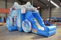 China PORTABLE Inflatable Princess Carriage Castle Slide Combo for Kids and Adults at Affordable for sale