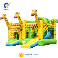 China Express Air Sea Shipping Kids Outdoor Playground Inflatable Bounce House with Slide for sale