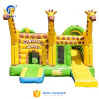China Express Air Sea Shipping Kids Outdoor Playground Inflatable Bounce House with Slide for sale