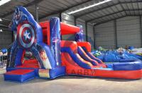 China Unisex Commercial Inflatable Combo Castle Slide with CE Blower and Repair Accessories for sale