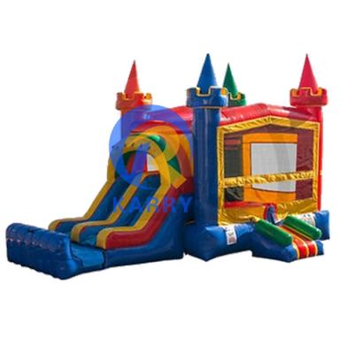 China Inflatable Bouncer Water Slide Combo for Unisex Castle Slide at All Party Occurrences for sale