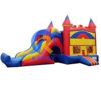 China Inflatable Bouncer Water Slide Combo for Unisex Castle Slide at All Party Occurrences for sale