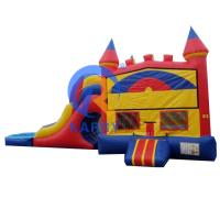 China Inflatable Bouncer Water Slide Combo for Unisex Castle Slide at All Party Occurrences for sale