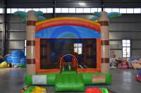 China CE/EN71/EN14960 Certified Tropical Palm Tree Bouncy Inflatable Castle for Commercial for sale