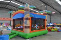 China CE/EN71/EN14960 Certified Tropical Palm Tree Bouncy Inflatable Castle for Commercial for sale