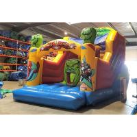 China Optional Sizes 3D Monster Inflatable Bounce House with Dry Slide Air Bouncer Combo for sale