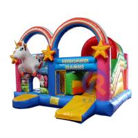 China KARRY Custom Inflatable Bounce House with Slide Commercial Grade and Budget-Friendly for sale