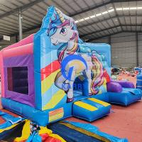 China Jumping Commercial Bounce House Inflatable Combo Castle Slide for Unisex Backyard Fun for sale