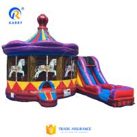 China Karry 3 in 1 Inflatable Jumper Rentals Unicorn Water Slide Combo for Birthday Party for sale