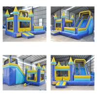 China Blower Included Kids Backyard Commercial Inflatable Candy Bouncer House with Slide for sale