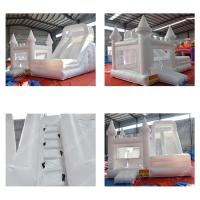 China Blower Included Kids Backyard Commercial Inflatable Candy Bouncer House with Slide for sale