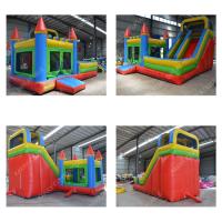 China Blower Included Kids Backyard Commercial Inflatable Candy Bouncer House with Slide for sale