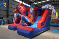 China Spiderman Inflatable Combo Bounce House with Slide Endless Hours of Entertainment for sale