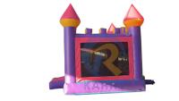 China Commercial Inflatable Pink Bouncer Castle Portable PVC Bouncy House for Kids for sale