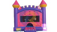 China Commercial Inflatable Pink Bouncer Castle Portable PVC Bouncy House for Kids for sale