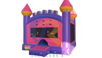China Commercial Inflatable Pink Bouncer Castle Portable PVC Bouncy House for Kids for sale