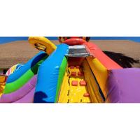 China Kidzone Commercial Inflatable Candy House Theme Castle Moonwalk Bouncer for Home for sale