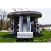 China Spacecraft Inflatable Bouncer Castle Dry Slide Combo for Children Customized Color for sale