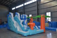 China Outdoor Playground Inflatable Dolphin Whale Castle Slide Combo for Kids 14 Years up for sale