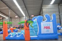 China Outdoor Playground Inflatable Dolphin Whale Castle Slide Combo for Kids 14 Years up for sale