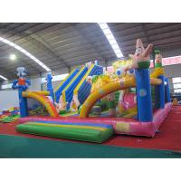 China Trade Show Must-Have Aurora's Commercial SpongeBob Bounce Castle Trampoline with Slide for sale