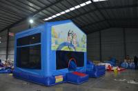 China Party Rental Inflatable Bouncer Bluey Bounce House with Slide Age Range 14 Years up for sale