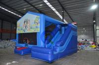 China Party Rental Inflatable Bouncer Bluey Bounce House with Slide Age Range 14 Years up for sale
