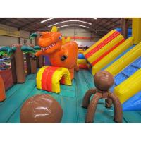 China Customizable Palm Tree Bounce House Wet Dry Bouncer Slide Combo with EN14960 Certificate for sale