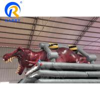 China EN14960 Certified Trapped Monster Dino Inflatable Bouncer Combo for Kids' Active Play for sale