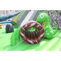 China CE Certificate Portable Dino Inflatable Trampoline Bouncer Combo City Slide for Kids for sale