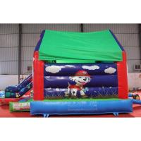 China Amusement Bouncy Castle Slide Combo Made of 0.55mm PVC Tarpaulin and Commercial Grade for sale