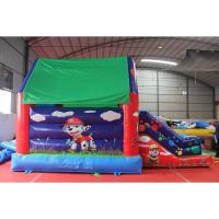 China Amusement Bouncy Castle Slide Combo Made of 0.55mm PVC Tarpaulin and Commercial Grade for sale