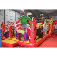 China Inflatable Fun City Kids Activity Center Dragon Inflatable Bouncing Castle Air Jumping for sale