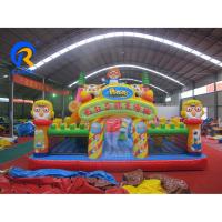 China Inflatable Fun City Outdoor Amusement Park Bouncer Slide for Commercial Party Rentals for sale