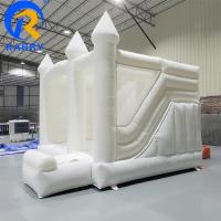 China Outdoor Kids Party Must-Have White Inflatable Wedding Bounce House with Slide for sale