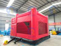 China Unisex Kids' Inflatable Fire Station Theme Bouncer House with Jumping Slide Combo for sale