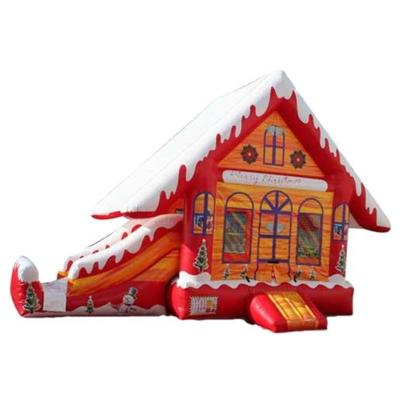 China CE Certified and Portable Christmas Inflatable Bouncer Jumping House Combo Slide for sale
