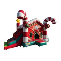 China CE Certified and Portable Christmas Inflatable Bouncer Jumping House Combo Slide for sale
