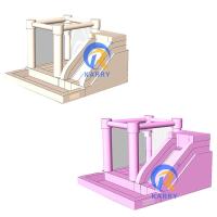 China Professional OEM Service Inflatable Pink Bounce House for Weddings and Birthdays for sale